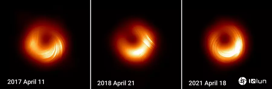 全新EHT形象揭示M87惊人的偏振反转 - 十轮网